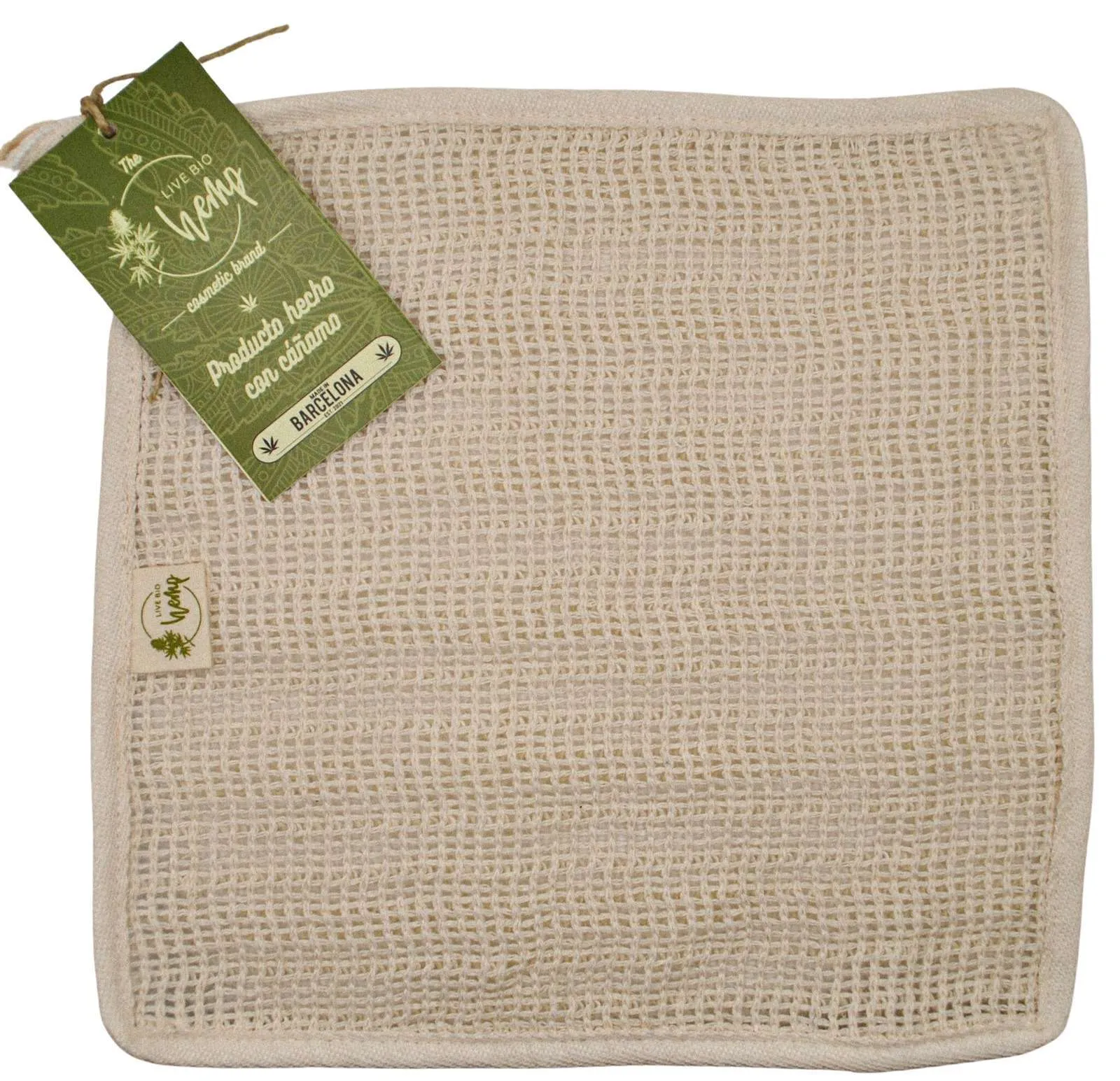 Toallita exfoliante - Live Bio Hemp